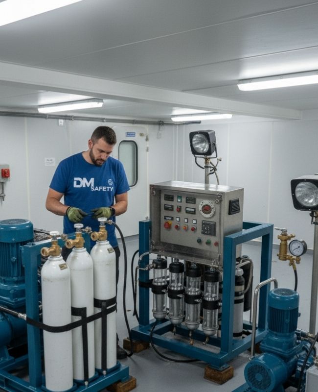 Marine Breathing Air Compressor Systems in Dubai | DM Safety